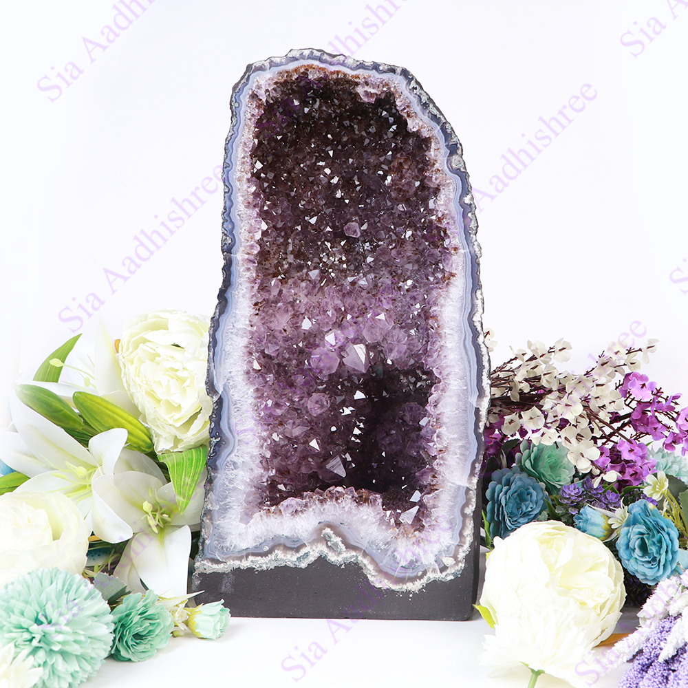 02 BIG Amethyst Geode (10.9 Kg) - {Whatsapp to Buy}